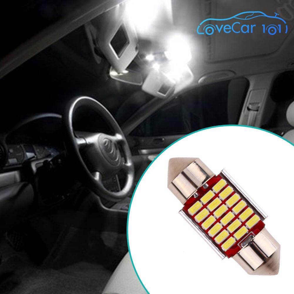 31mm 18SMD Double Pointed High Light Car 3014 LED Decoding Reading ...