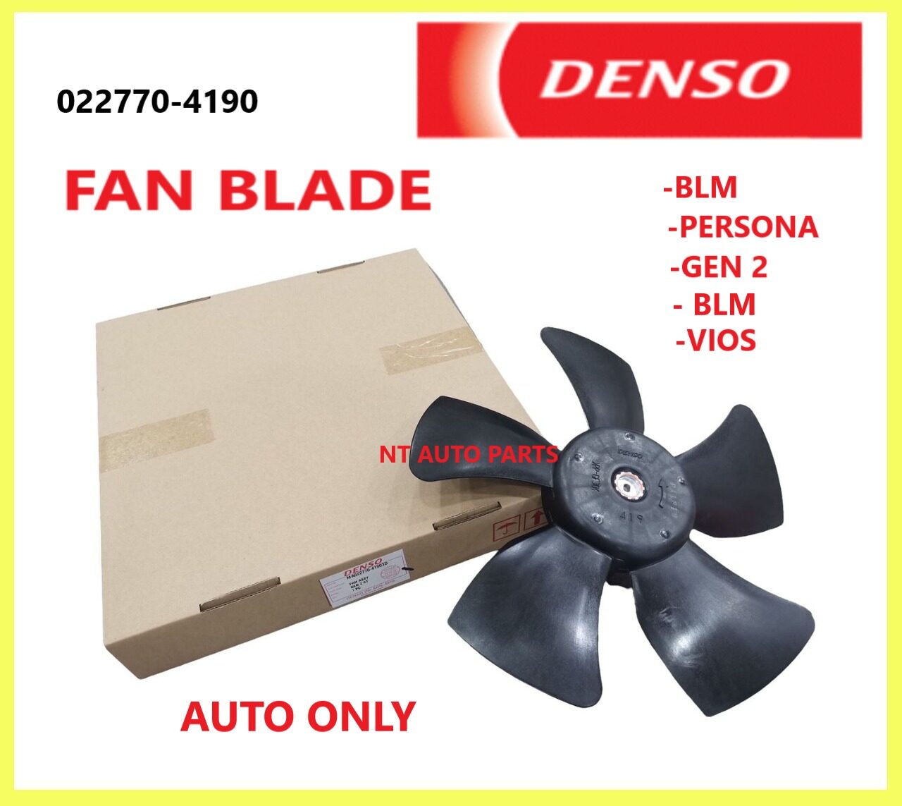DENSO GENUINE RADIATOR FAN BLADE PROTON SAGA BLM FL FLX GEN 2 AUTO ...