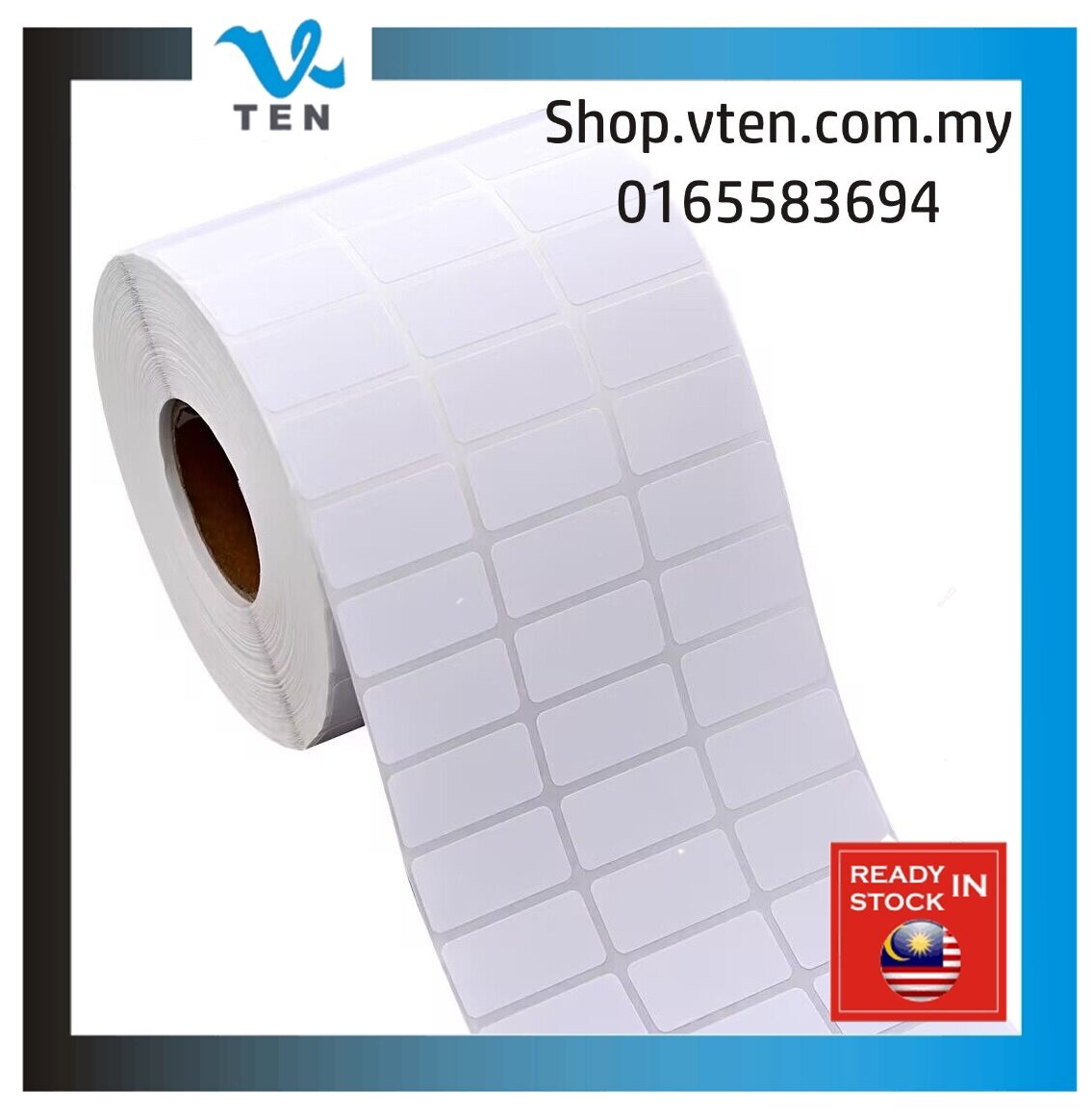 30x20mm 3 layer 10000pcs Art Paper Barcode Label Sticker For Ink ...