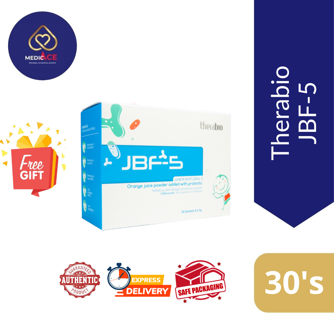 Therabio Junior Bioflora 5 (JBF-5) 30's FOC FREE GIFT (Exp: 01/2026 ...