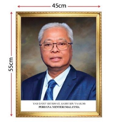 Bingkai Potret Gambar Perdana Menteri Malaysia | Lazada
