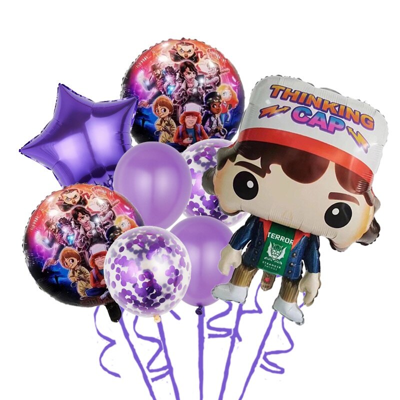 Stranger Things Netflix Series Eleven Scary Balloon Birthday Theme ...