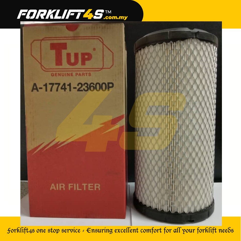 TOYOTA FORKLIFT AIR FILTER "A-P827654" [17741-23600-71] 6-8 FD/FG 10-30 ...