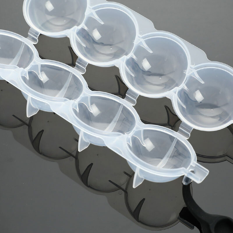 HONG 4 Cavity Bar Sphere Ice Cube Mould Mold Ball Freezer Maker Tray ...
