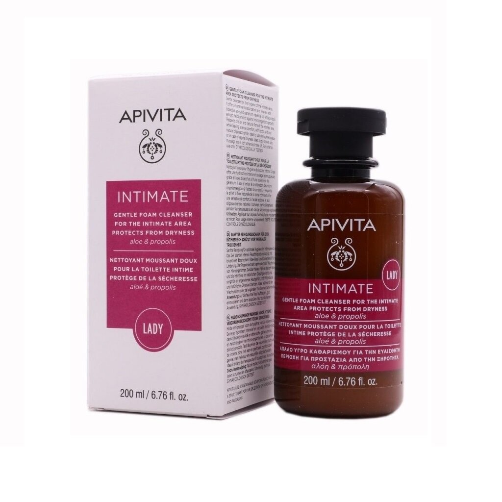 Apivita Intimate Gentle Cleansing Gel Lady 200ml (Protects from Dryness ...