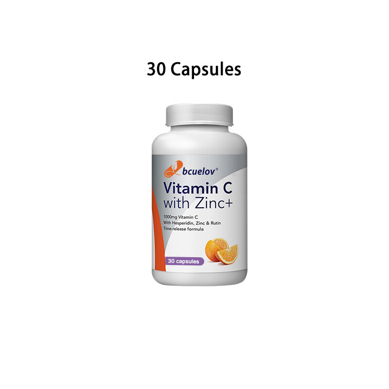 Vitamin C Plus Zinc Supplement Maintains Healthy Skin Bones Teeth Gums ...