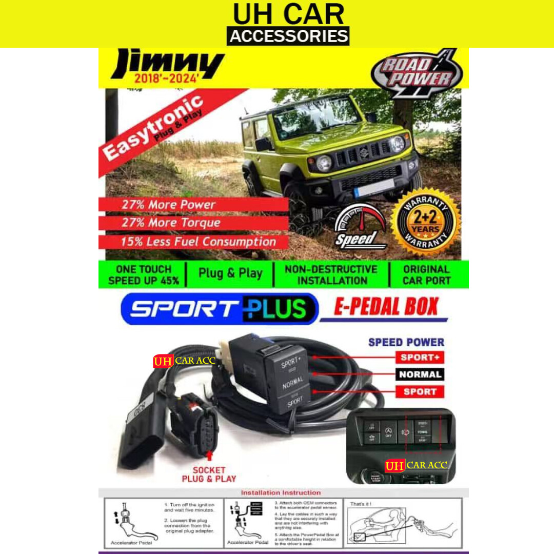 SUZUKI JIMNY 2018-2024 POWER BOOST THROTTLE CONTROLLER PEDAL BOX | Lazada