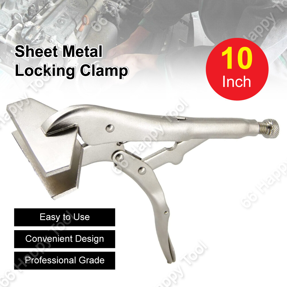 10" Inch Multi-functional Flat Mouth Type Sheet Metal Locking Clamp ...