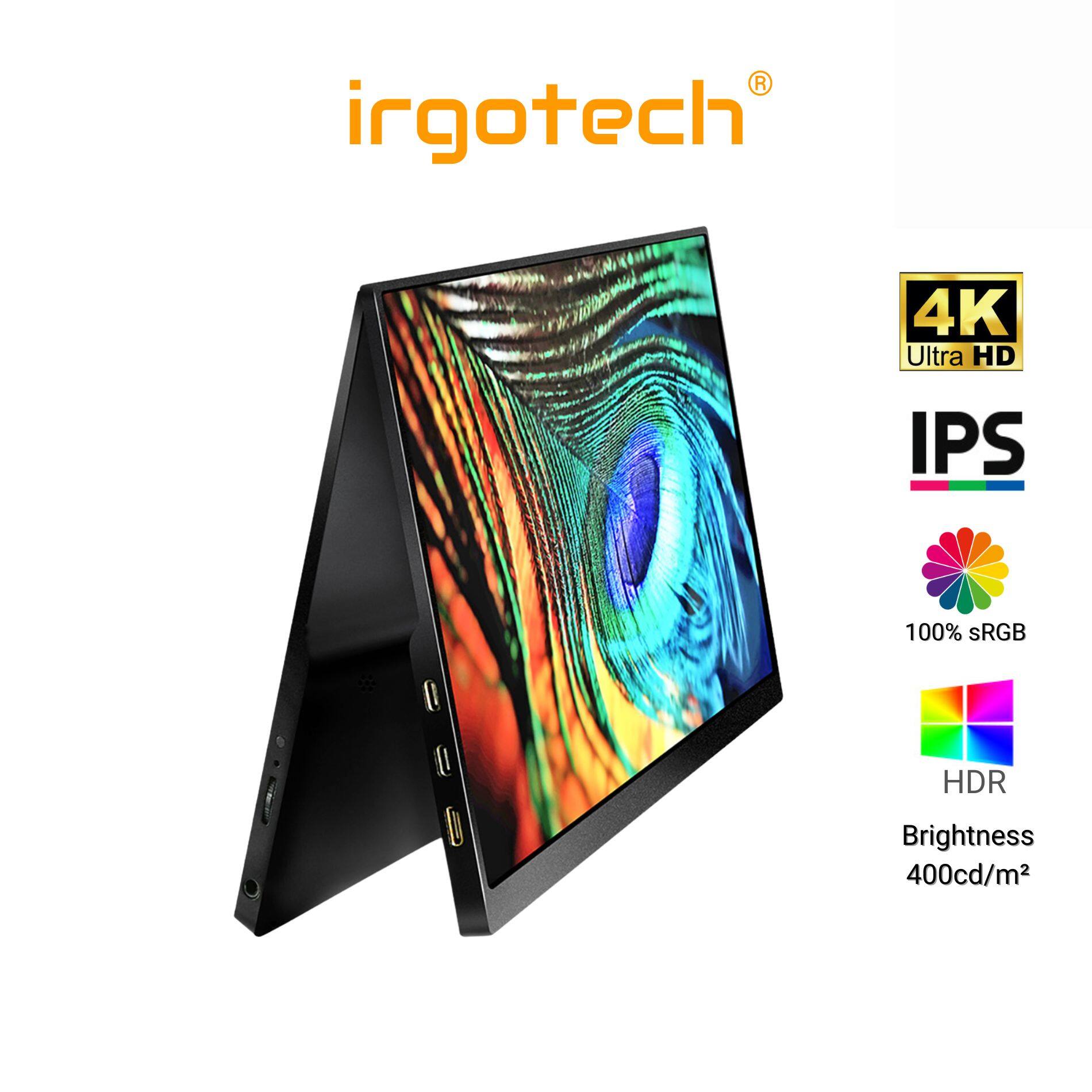 IRGOTECH 4K Portable Monitor 13.3 inch, Gaming Monitor 4K, Laptop ...