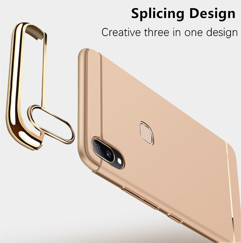 สำหรับ Vivo Y91 Y91i 1816 1817 1820 1811 Matte Finish Splicing Design ...