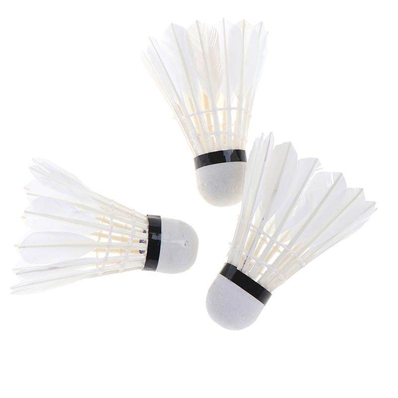 Ruif 3St Badminton Natural spring ball with real feathers White spring ...