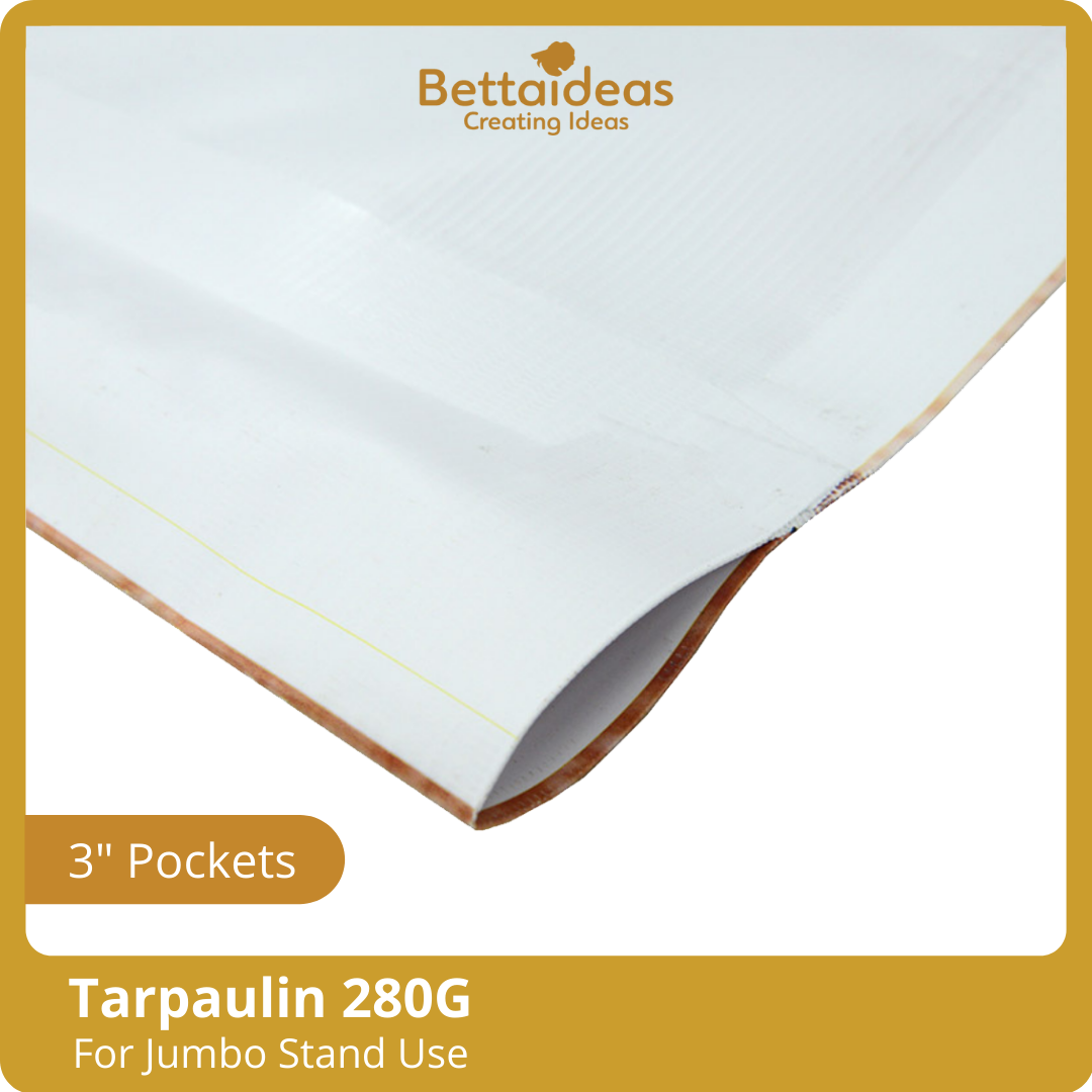 BETTAIDEAS Tarpaulin Banner Backdrop Printing [3 inch Pockets For Jumbo ...