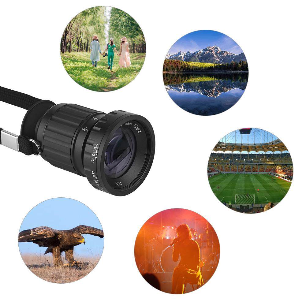 SuperDeal2019 Portable 11X Micro Magnification Director's Viewfinder ...