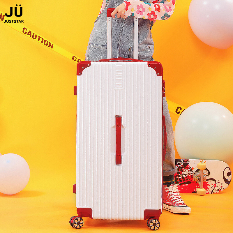 JUSTSTAR Retro luggage universal wheel pull rod box 20/24 inch secret ...