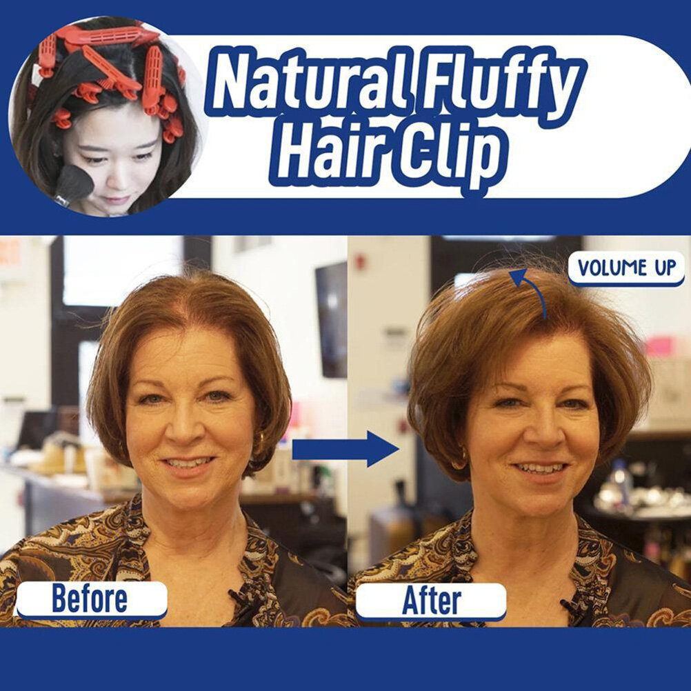 mandarins-6Pcs Volumizing Hair Root Clip Roller Wave Fluffy Hair Clip ...