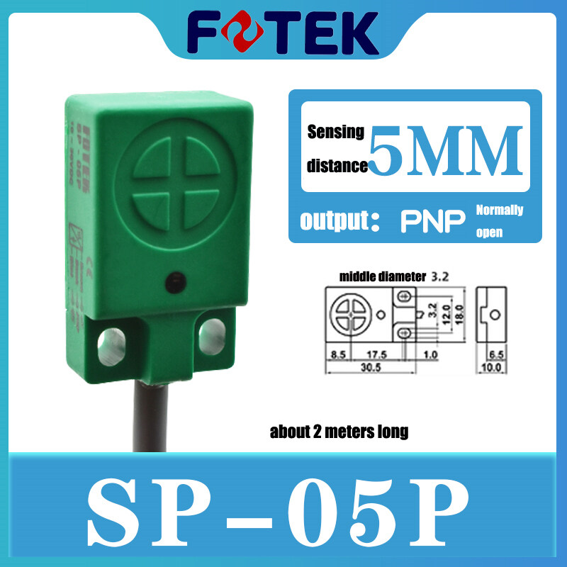Original FOTEK proximity switch SP-05N SP-05P SP-08N NPN PNP normally ...