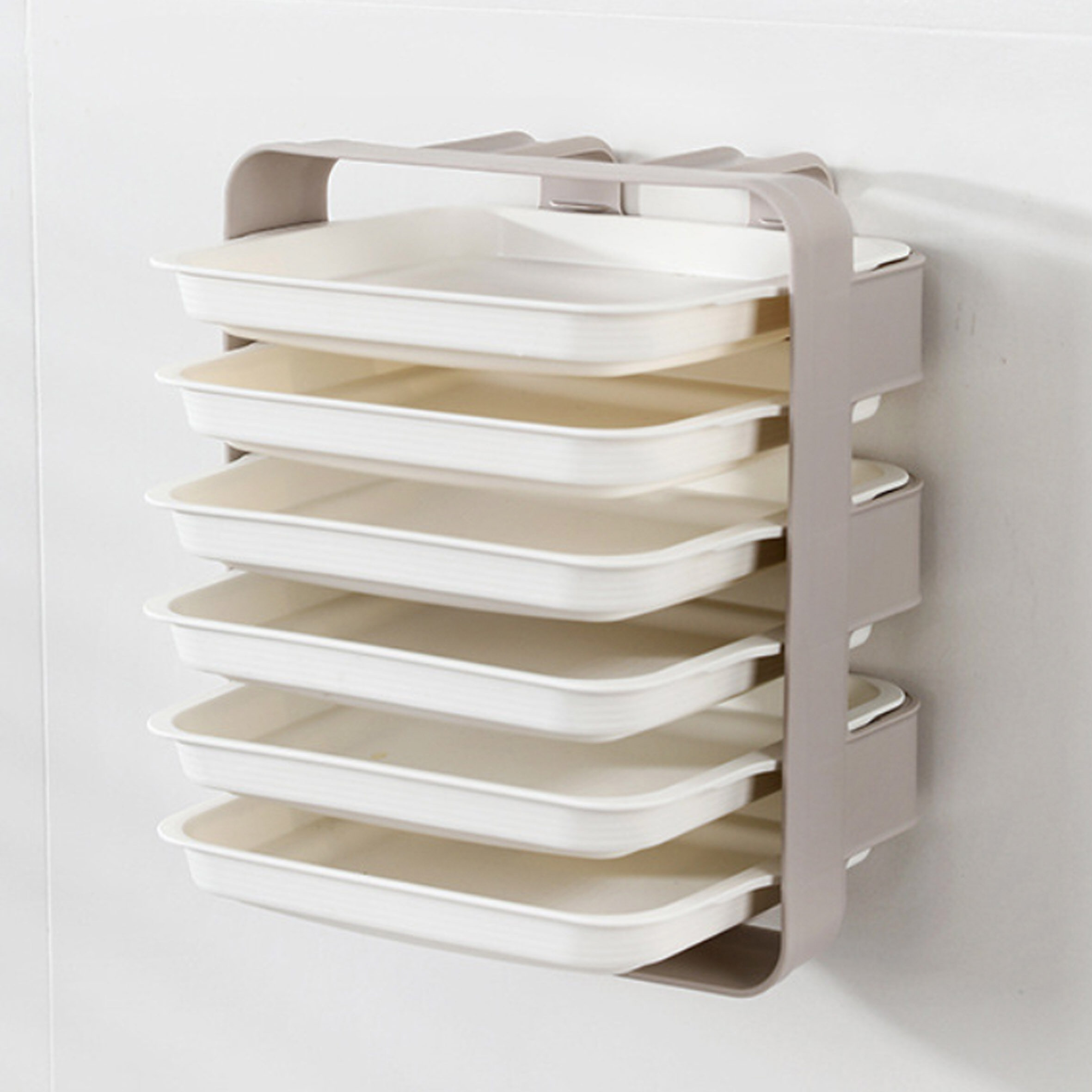 6 Layers Kitchen Ingredients Food Preparation Organizer Platter ...