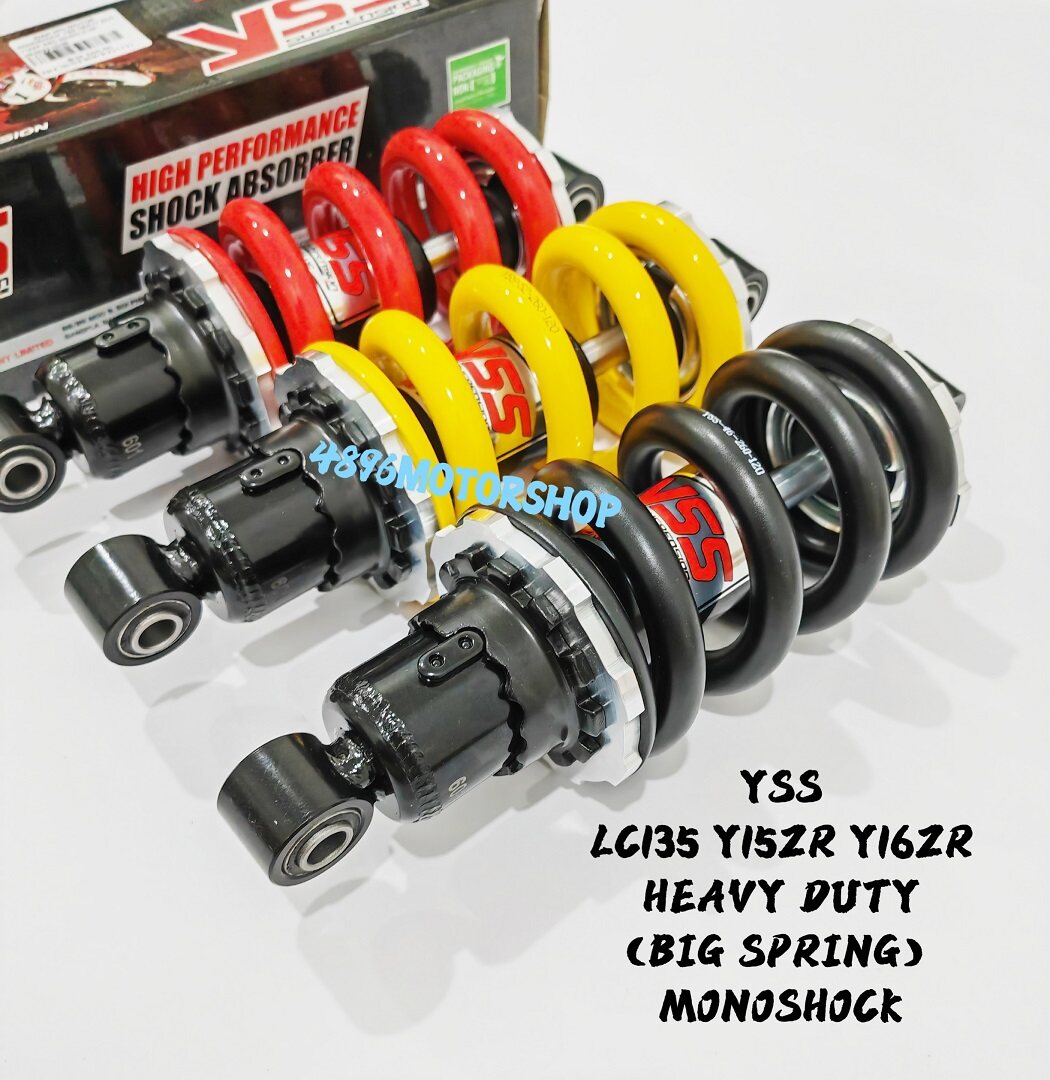 100% ORIGINAL YSS BIG SPRING MONO YAMAHA LC135 Y15ZR Y16ZR LC 135 Y15 ...