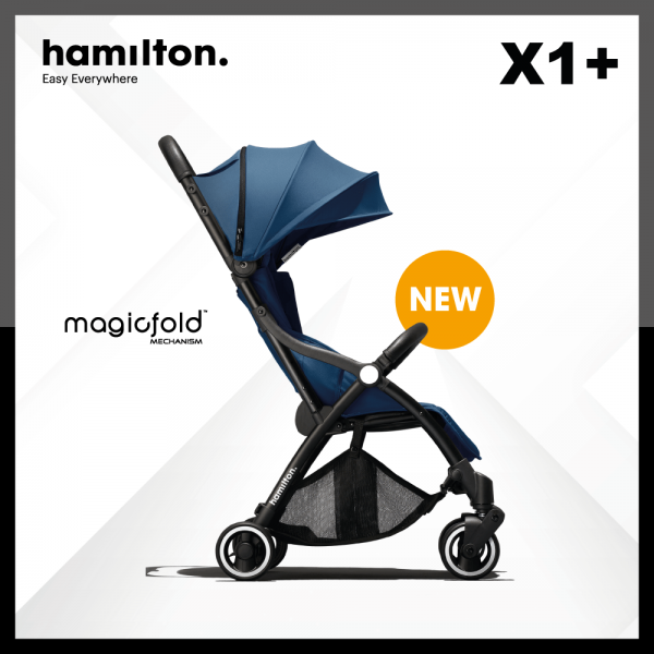 Hamilton X1 Plus Magic Fold Stroller (FREE Stroller Colour Pack - 1x ...