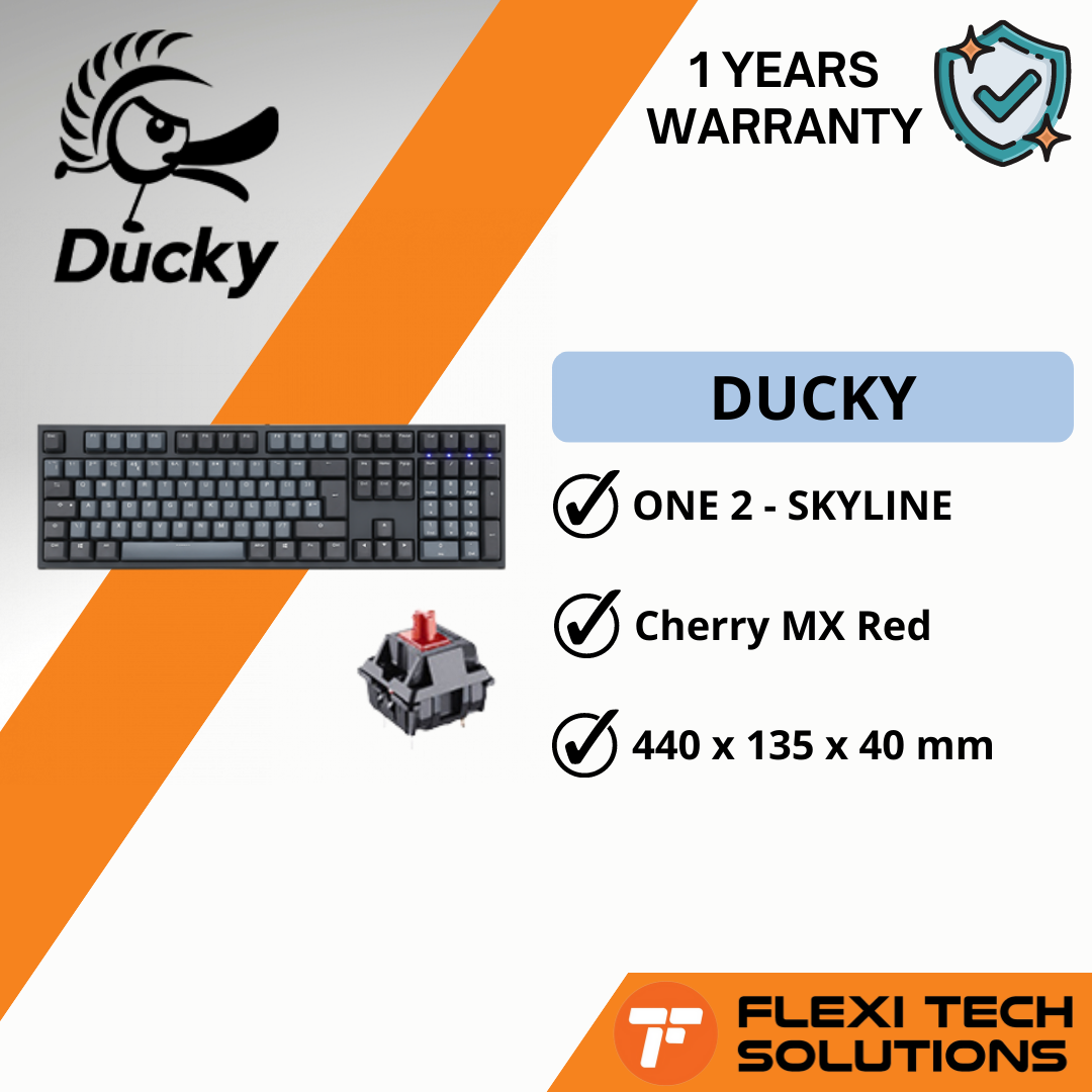 Flexi Tech DUCKY One 2 SKYLINE Full Size Mechanical Keyboard PBT | Lazada