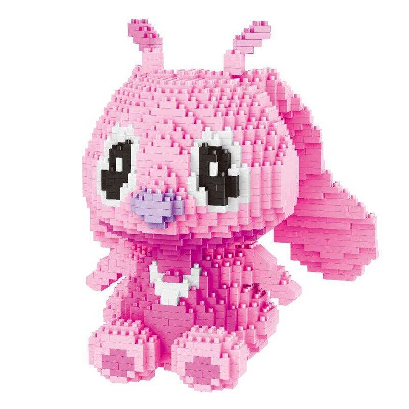 Disney Cartoon Mickey Mouse Building Block Puzzle Insert Small Particle ...