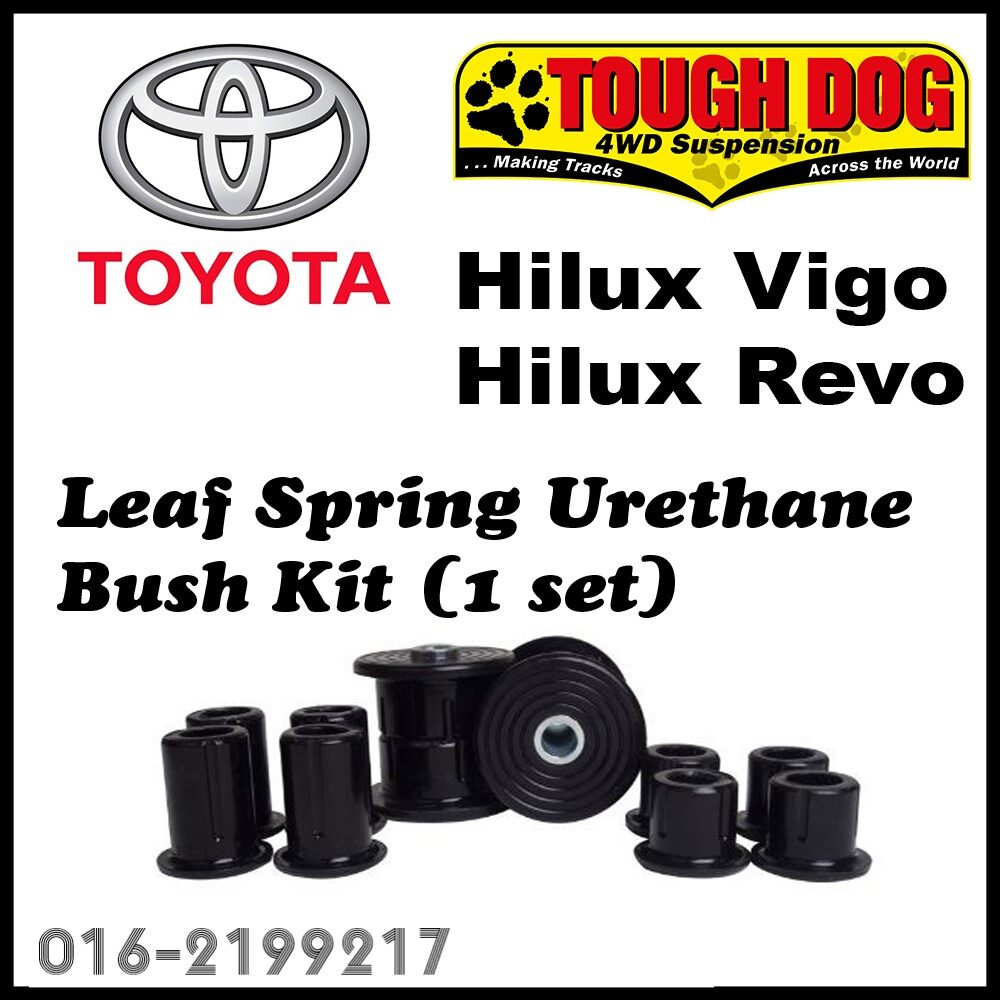 [Tough Dog] Leaf Spring Urethane Bushing Kit for Toyota Hilux Vigo Revo ...