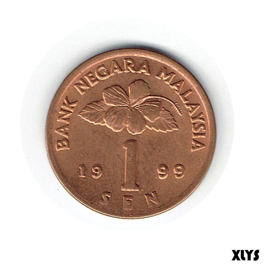 Original Old Malaysia MYR 0.01 Cent Coins Year 1999 | Lazada