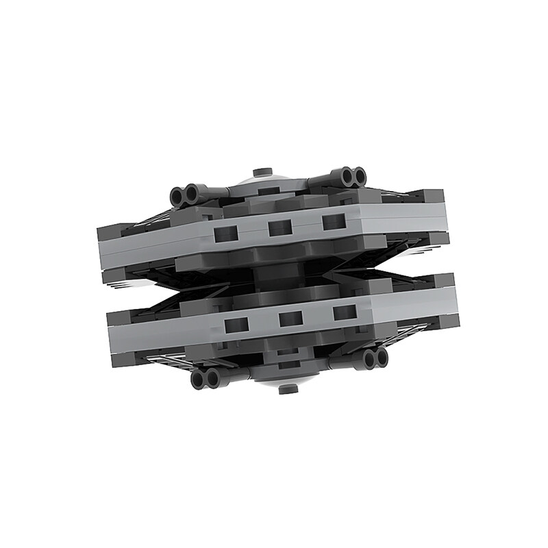 BuildMoc Legoing ภาพยนตร์ Battlestar Galactica Cyclon Empire Basestar ...