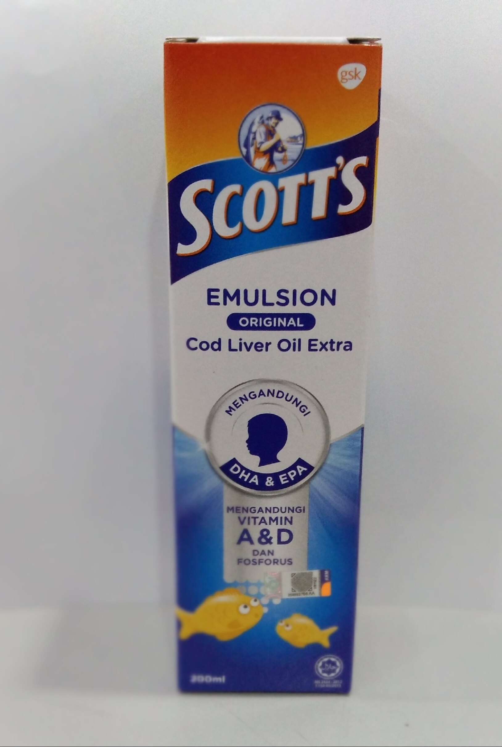 Scotts's Emulsion Original Cod Liver Oil Extra 200ml | Lazada