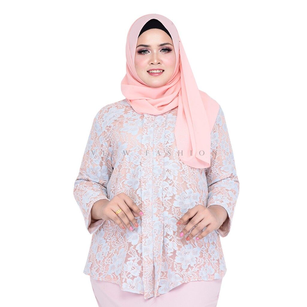 6765 [VIEW] (RAYA COLLECTION) PLUS SIZE MUSLIMAH PARADISE LACE KEBAYA ...