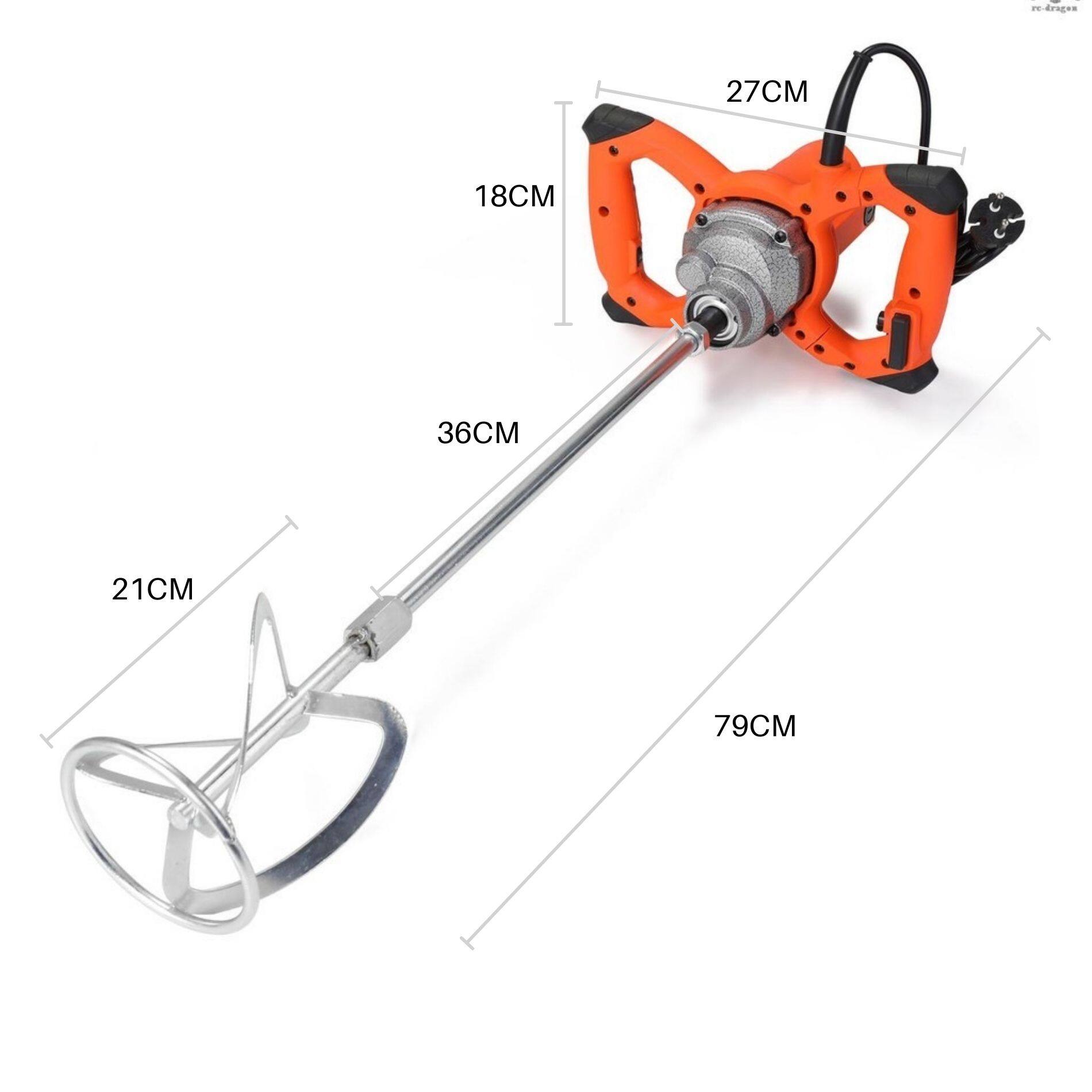 PRODIY PD6116 Handheld Electric Paint Mixer Blender Power Tools Cement ...