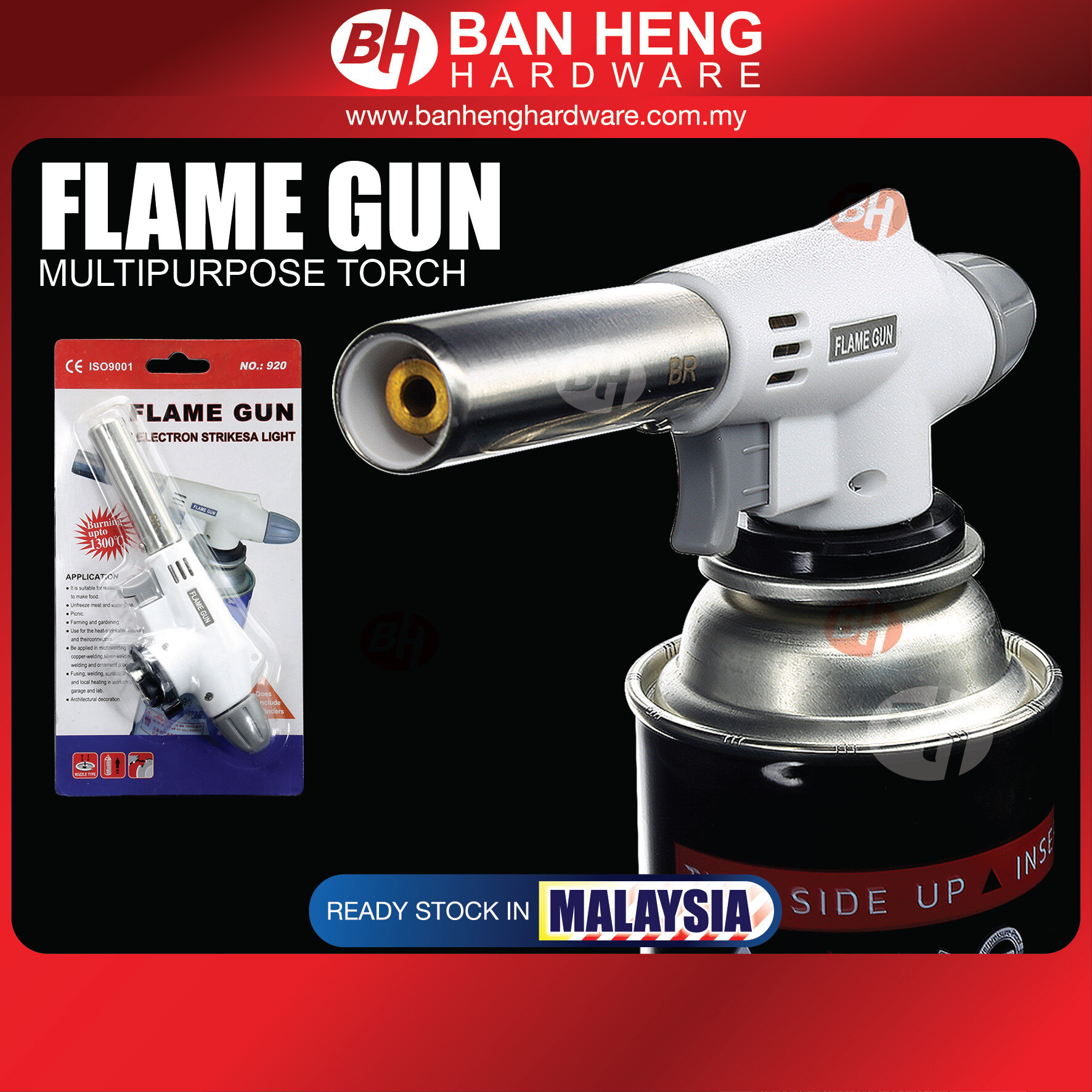 【Ready Stock in Malaysia】Flame Gun Multipurpose Torch for Kitchen ...