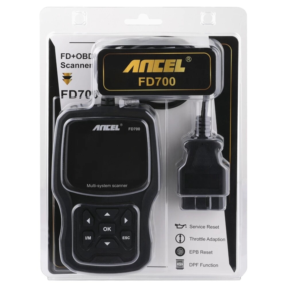 Ancel สแกนเนอร์ FD700 OBD2,อุปกรณ์ตรวจและทำความสะอาดเครื่องยนต์สำหรับ Ford/ Mercury/Lincoln ด้วย ...