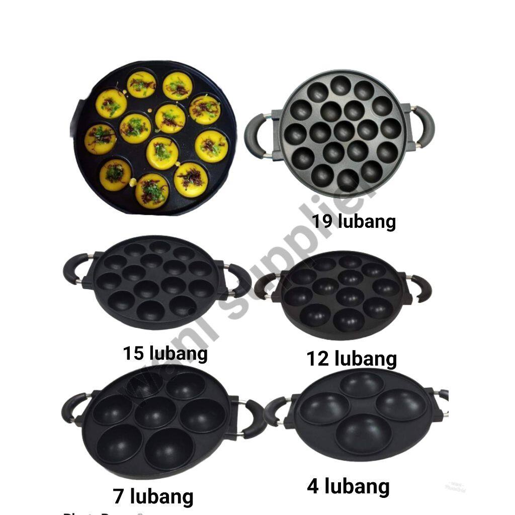 Acuan akok/ kuih / takoyaki non stick dapur gas & oven | Lazada