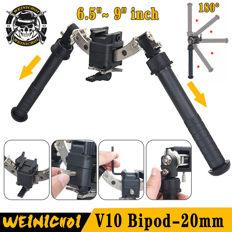 WNC Outdoor CS Bipod V10 Water Bullet Tactical Equipment Aluminium ...