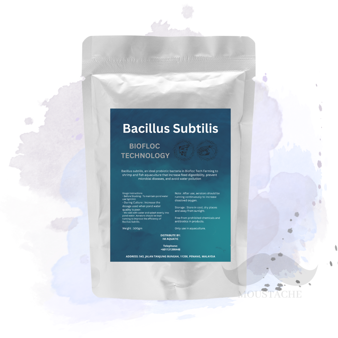 Bacillus Subtilis | Probiotic for Aquaculture Biofloc 500gm | Lazada