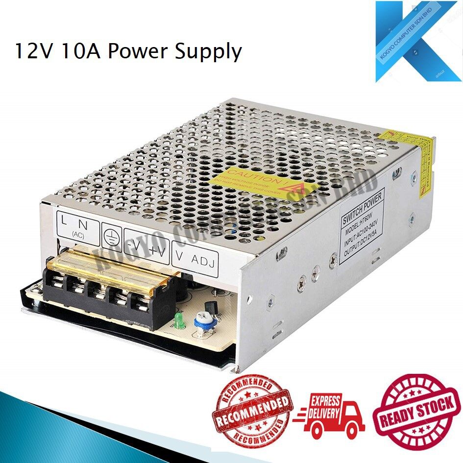 Switching Power Supply HT-120W DC 12V 10A | Lazada