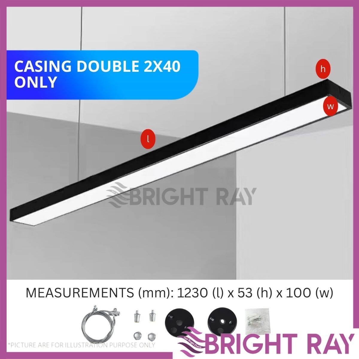 T8 LED Linear Light Kalimantang Casing Lampu Panjang Lampu Panjang LED ...