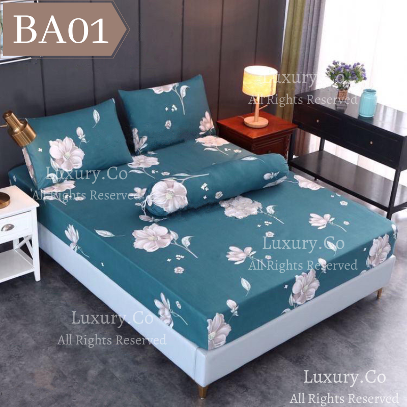 Cadar Katil Sarung Tilam Fitted Bed Sheet Single 2 in 1 / Queen 4 in 1 ...