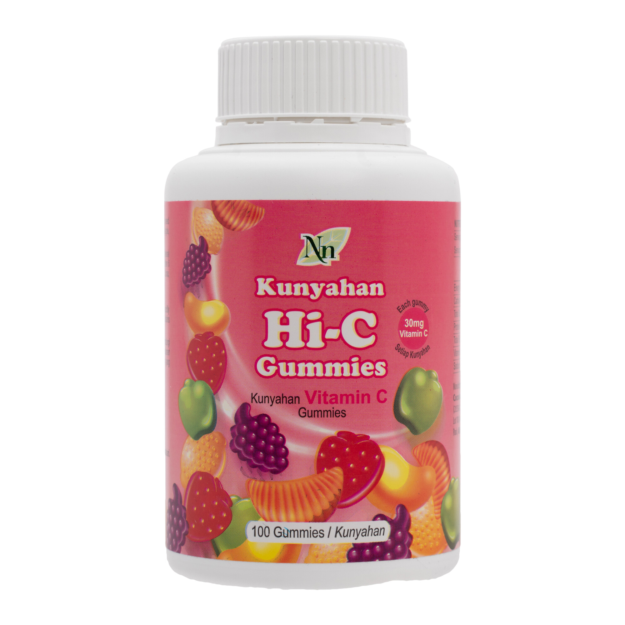 (x3 bottles) Nn Hi-C Gummies (Vitamin C) 高维他命C水果软糖 | Lazada