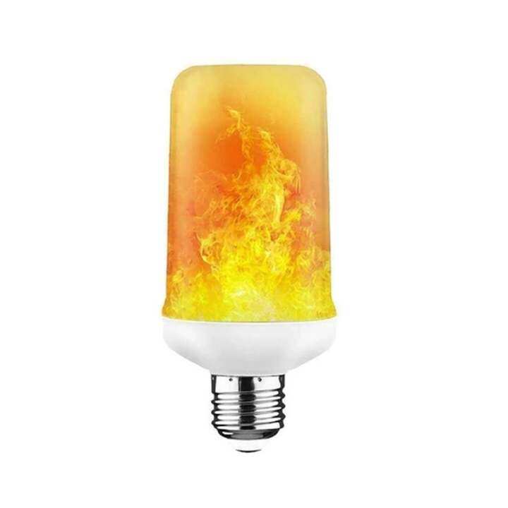FAITH Led Flame Bulb Simulation Dynamic Flame Effect Flashing Mode E27 ...