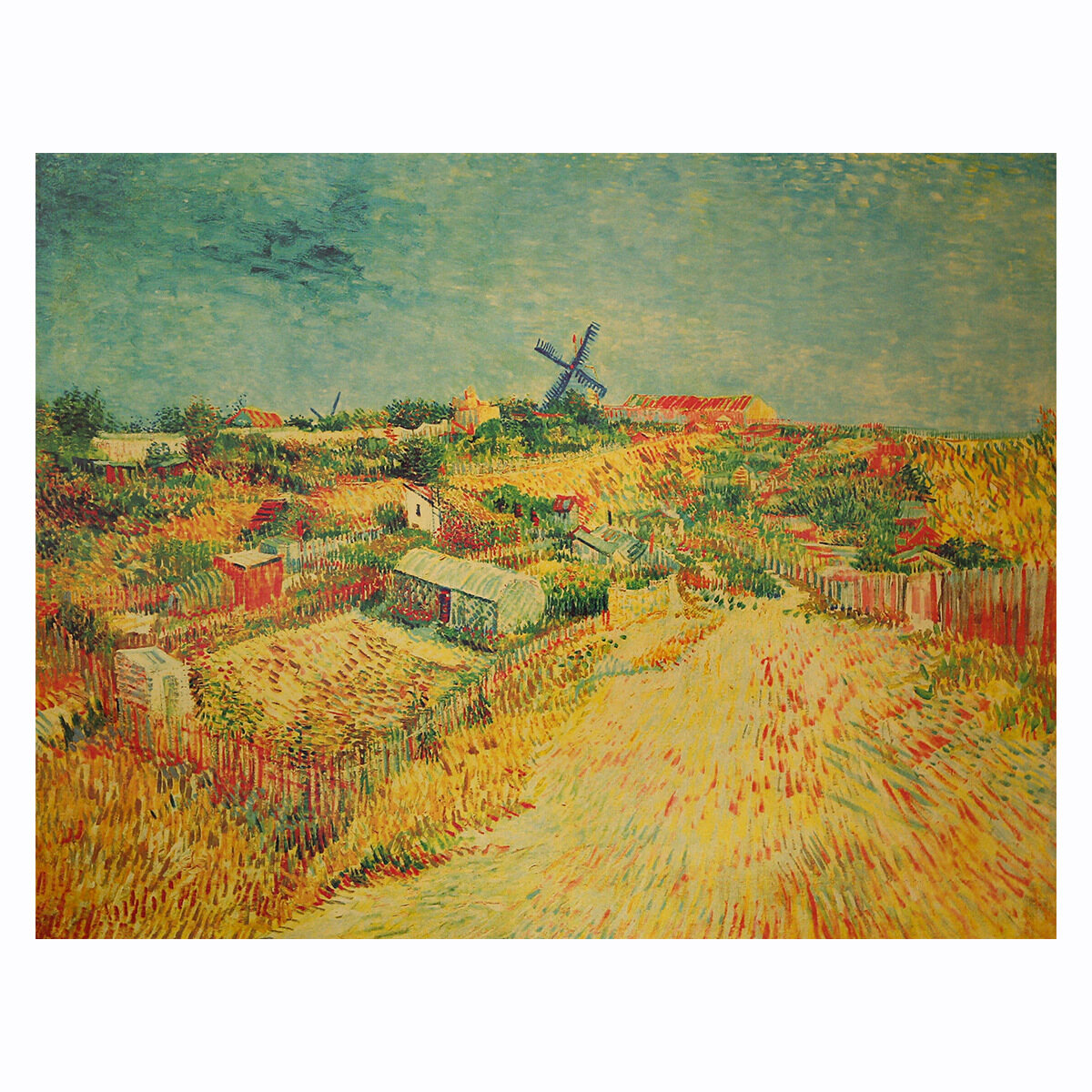 Van Gogh Masterpiece Painting Poster Starry Night Sunflower Irises ...