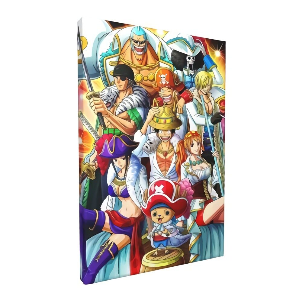 Anime OnePiece Luffy supports custom Painting art wall decor Painting ...