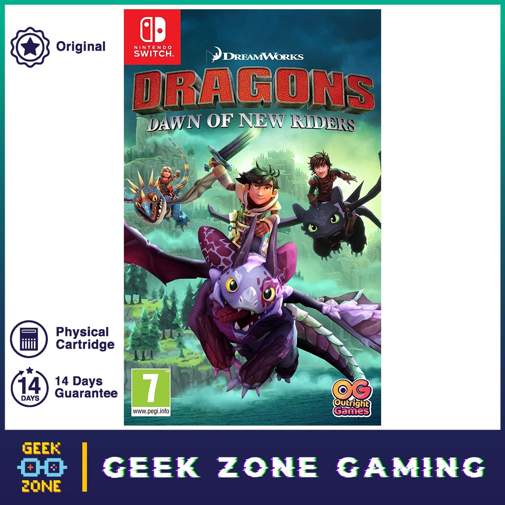Nintendo Switch Dragons Dawn of New Riders (English) | Lazada