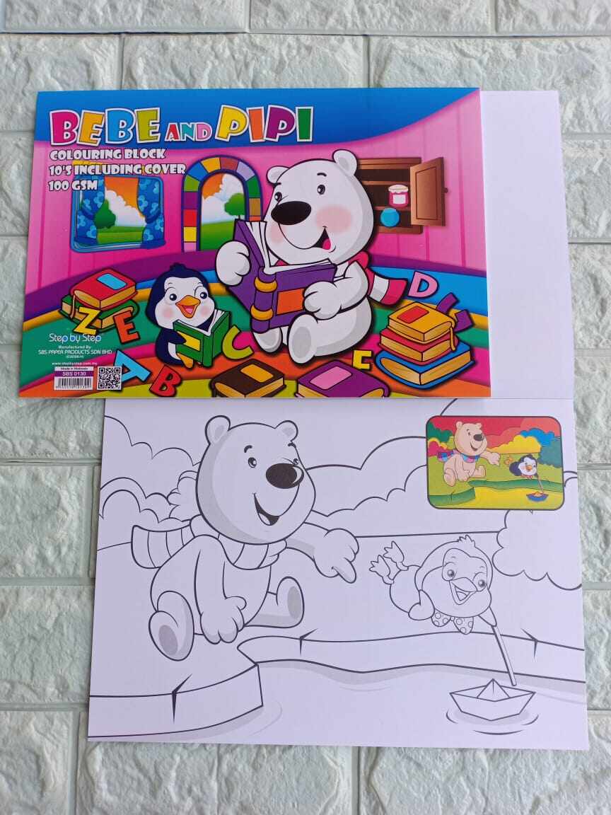 A4 Bebe And Pipi Colouring Book | Lazada