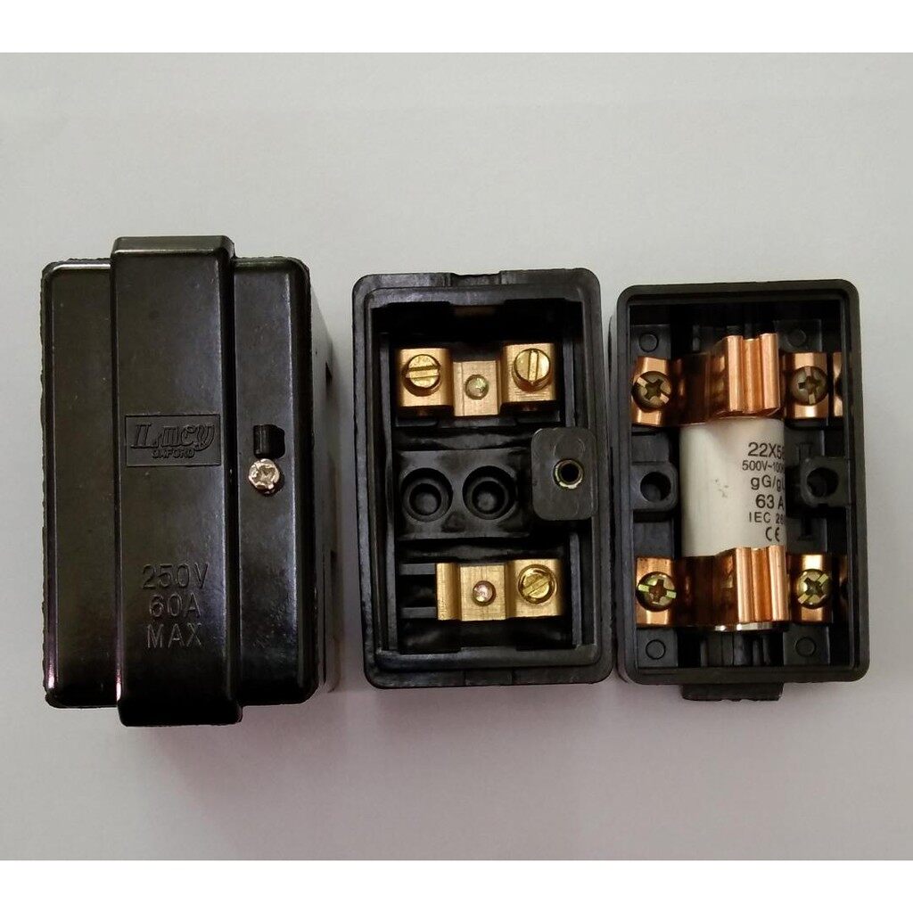 LUCY 60A 63A CUT OUT COMPLETE FUSE 63A TNB METER Kwh | Lazada
