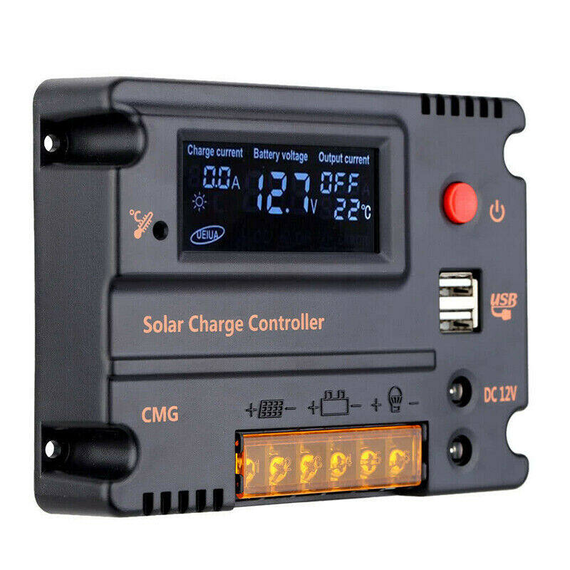 Solar Controller 20A MPPT 12V PV Solar Panel Battery Charger Regulator ...