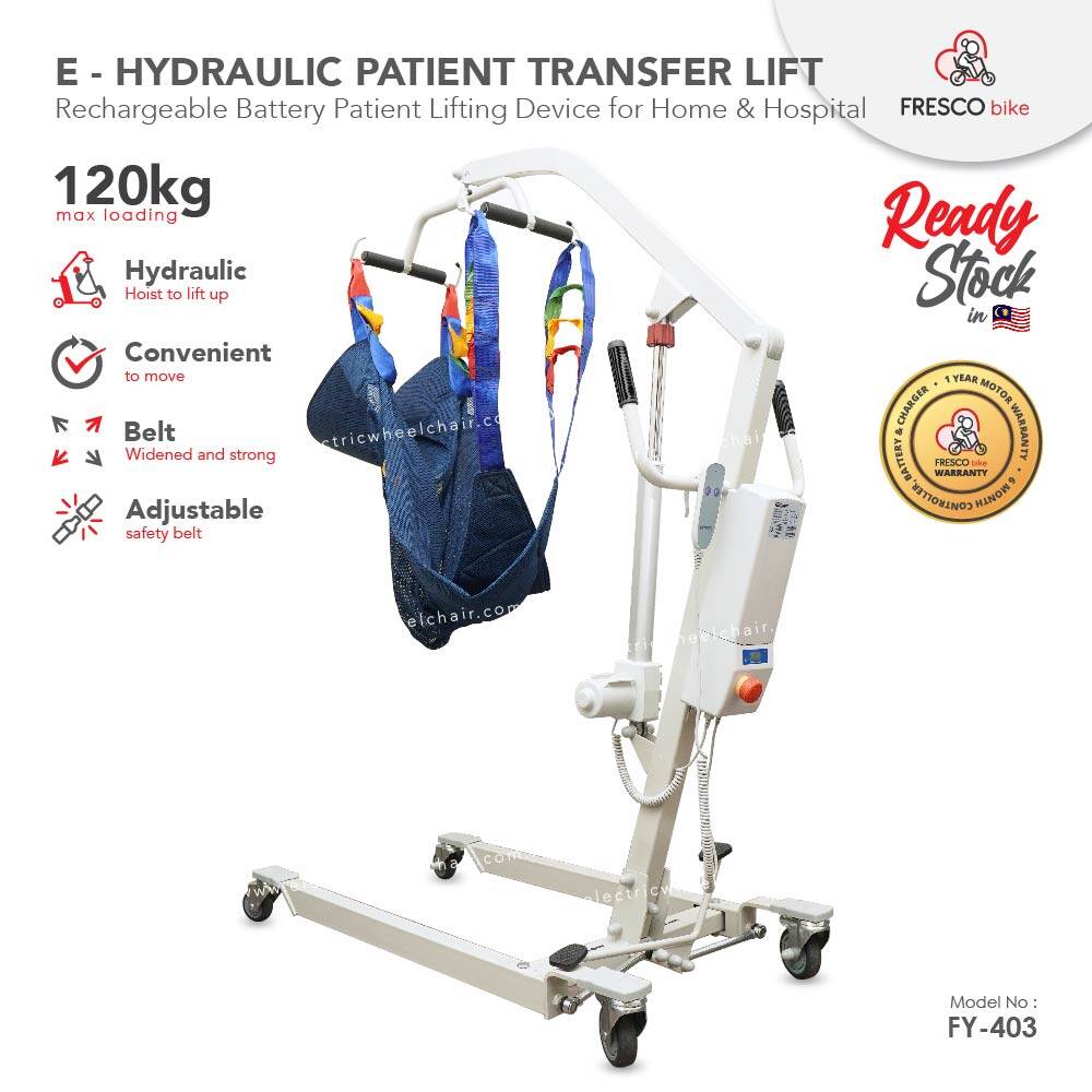 Electric Hydraulic Patient Transfer Lift Rechargeable Battery Patient ...