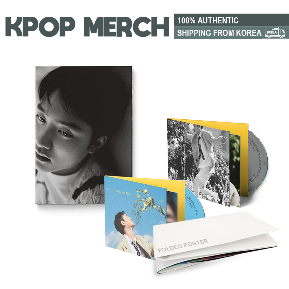 D.O. [EMPATHY] 1st Mini Album SET (Photobook+Blue+Gray) ver. + Folded ...