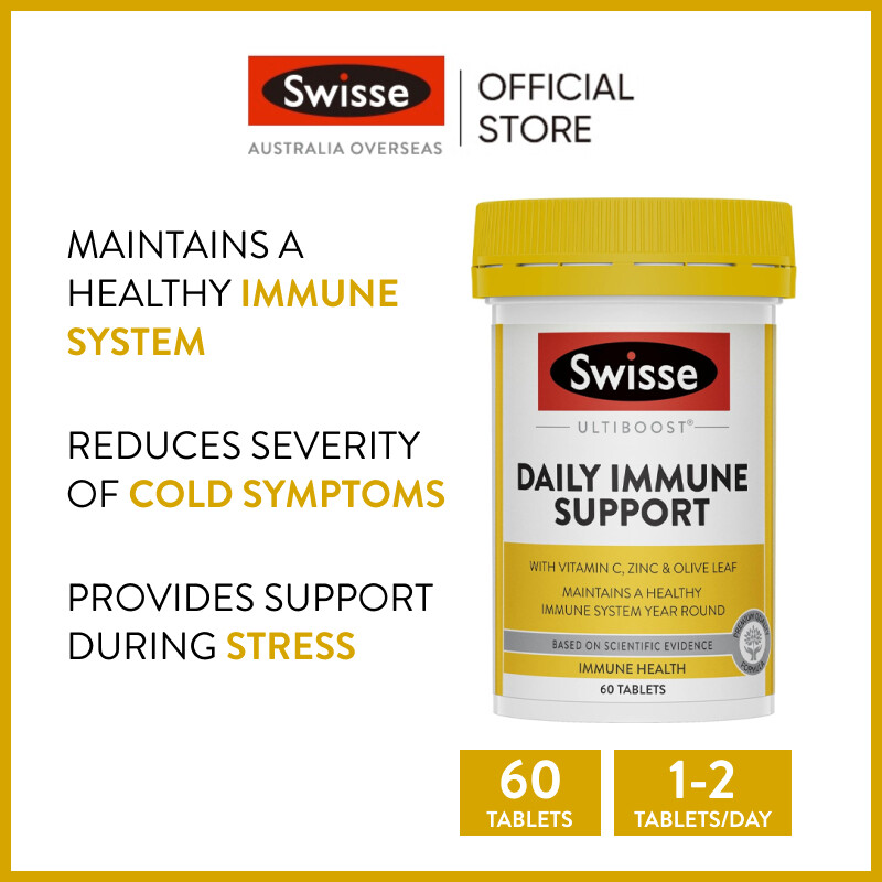 Swisse Ultiboost Daily Immune Support 60 Tablets (EXP:06 2026) | Lazada